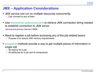 Administration APIs: REST and JMX for IBM InfoSphere Streams V4.0 | PPT