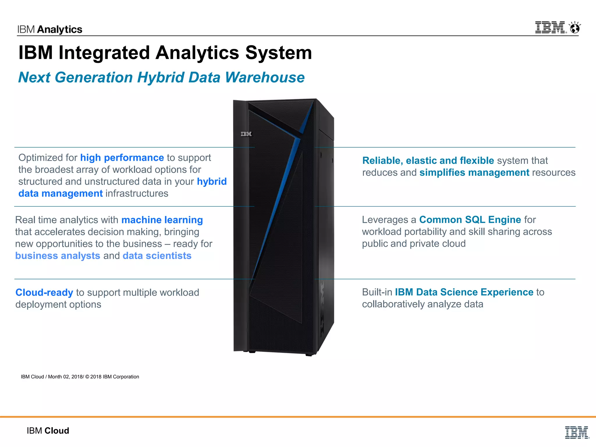 Ibm integrated analytics system | PDF