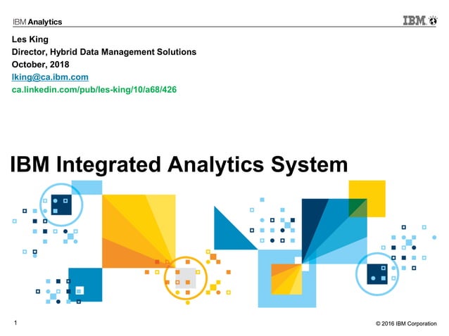 Ibm integrated analytics system | PDF
