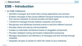 Overview - ESBs and IBM Integration Bus | PPTX