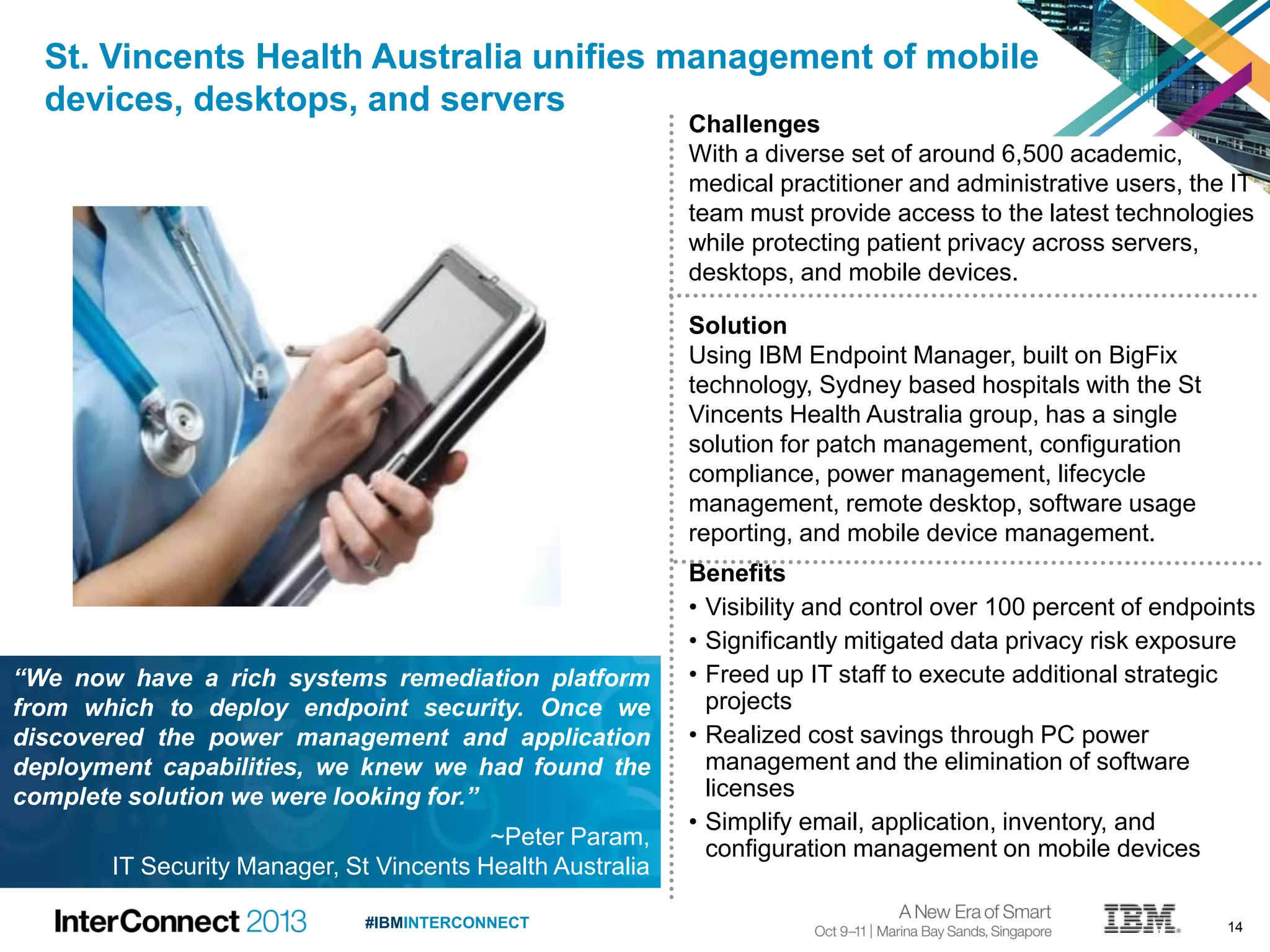 IBM InterConnect 2103 - Institute a MobileFirst IT Infrastructure