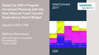 SAFe Dependency Board Widget V3 for IBM Rational Team Concert (RTC) | PPT