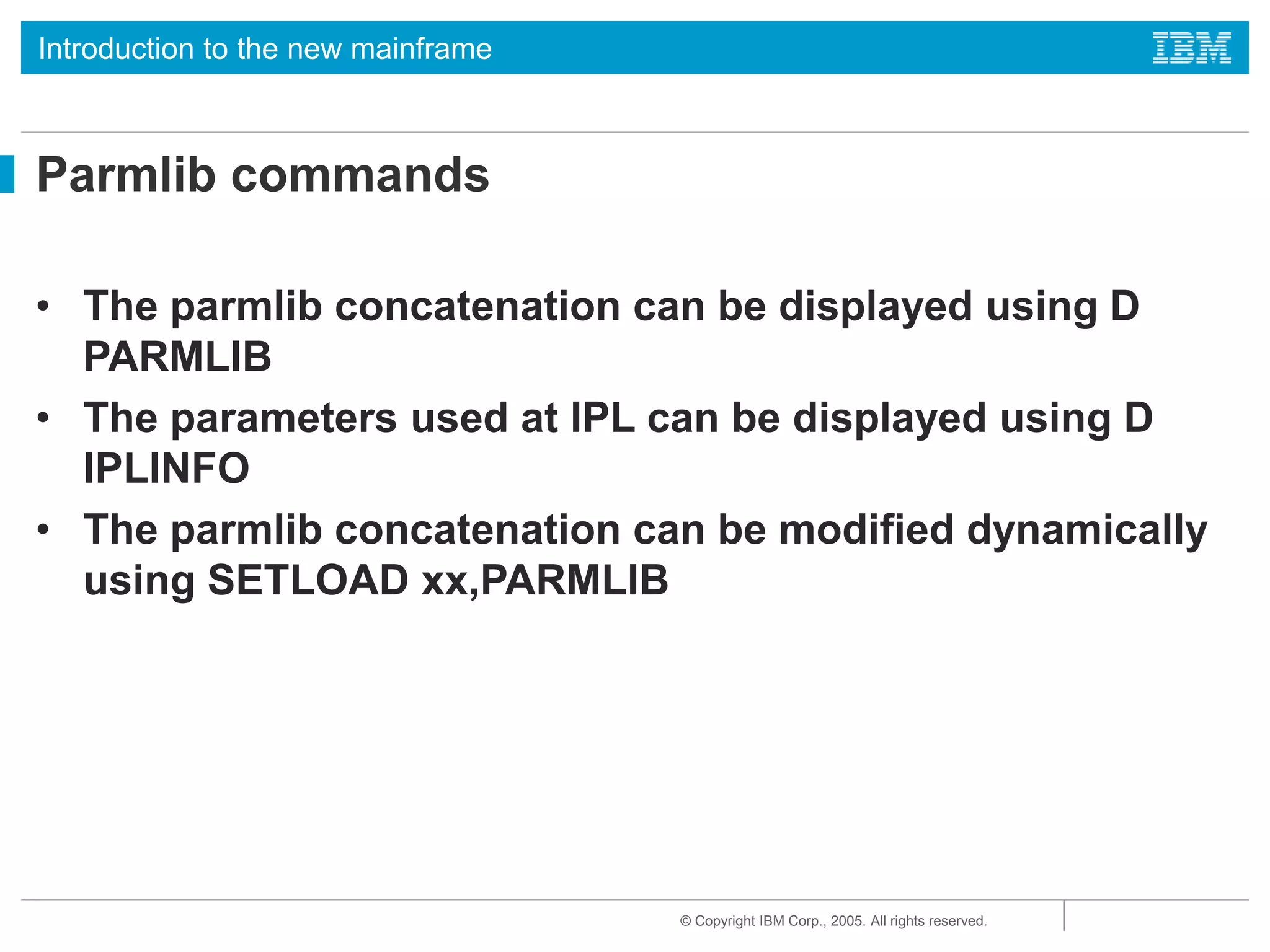 Ibm Introduction To New Mainframe Z Os Basics Chap 16 Topics In Z Os System Programming 