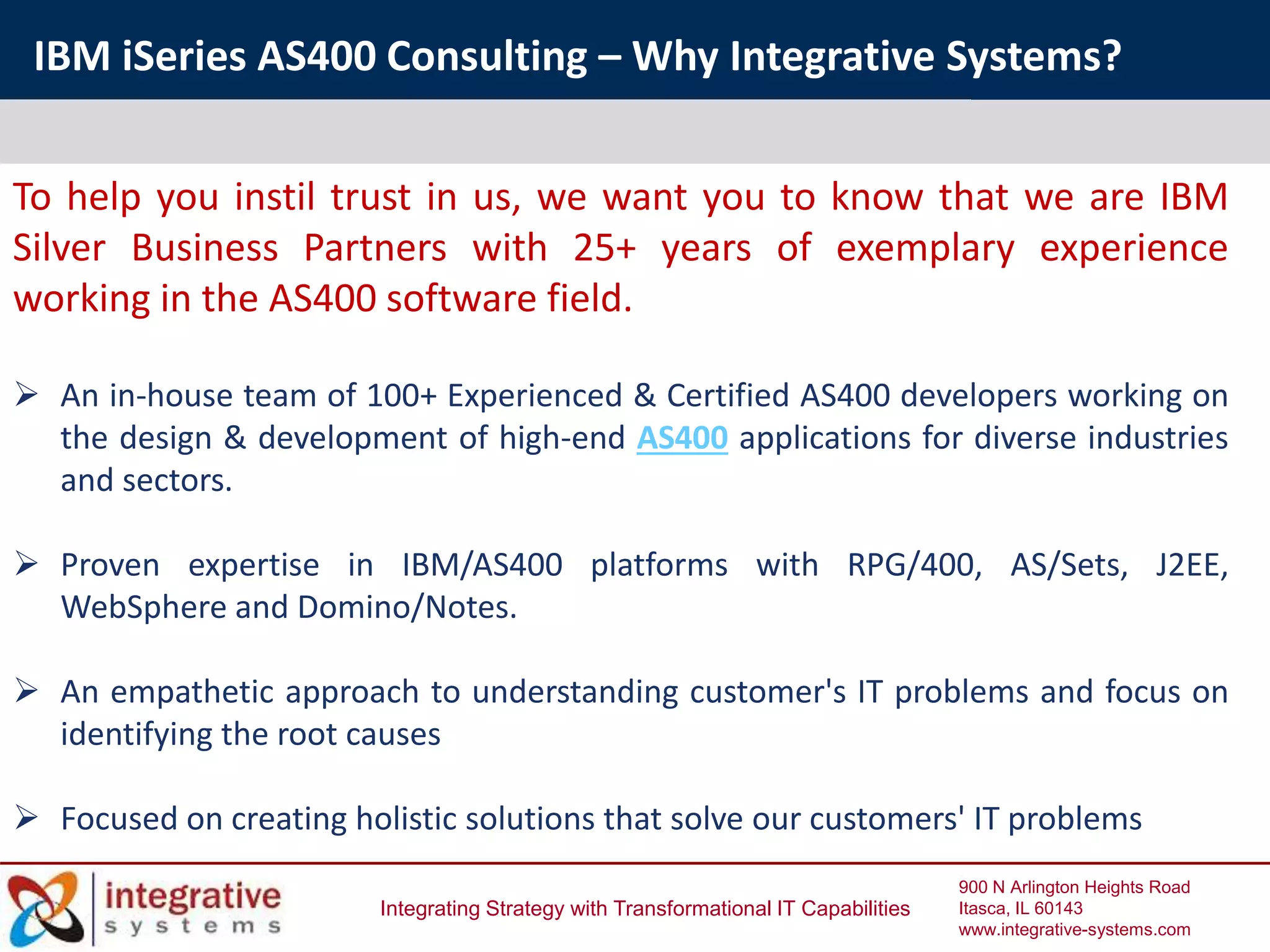 Why is IBM iSeries AS400 Considered the Most Reliable and ...