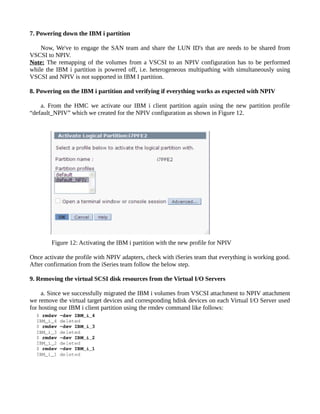 Ibm i series_lpar_migration_from_vscsi_to_npiv_within_or_different_frames | PDF | Operating ...