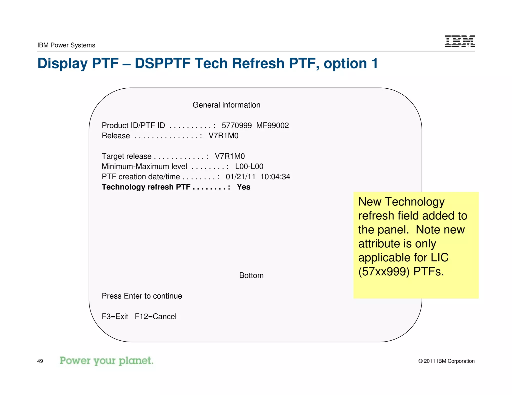 IBM i Technology Refreshes Overview 2012 06-04 | PDF