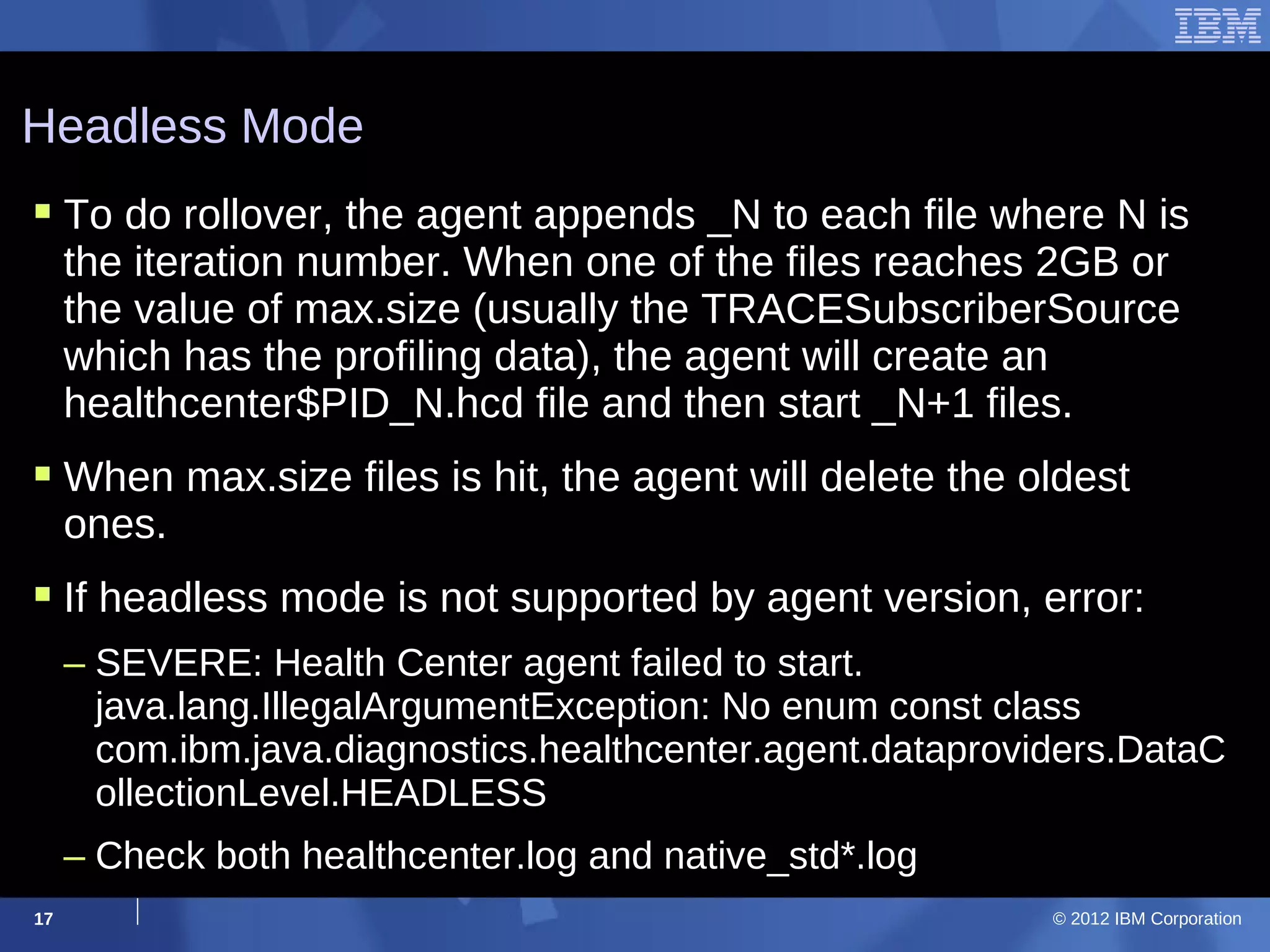 IBM Health Center Details | PDF