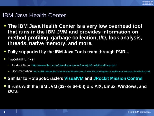 IBM Health Center Details | PPT