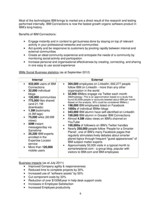 Case study: IBM's journey to becoming a social business (September 2012 ...