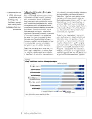 IBM Leading Sustainable Enterprise | PDF