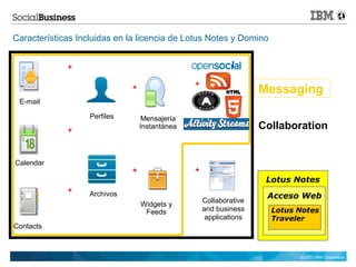 IBM Lotus Domino/Notes 9 - Español | PPT