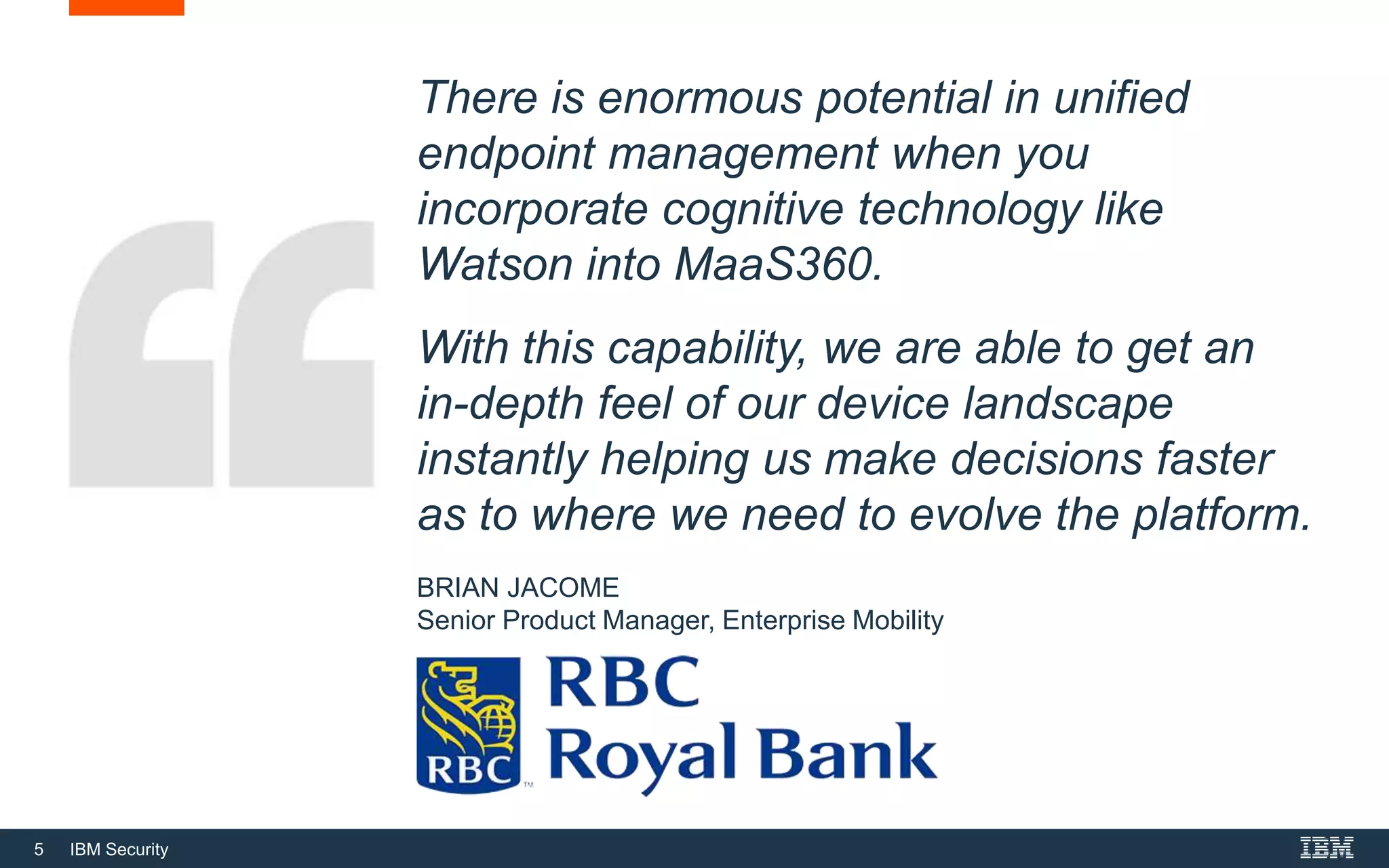 IBM MaaS360 with Watson | PPTX