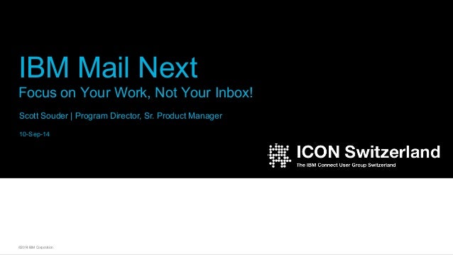 IBM Mail Next (ICON Switzerland 10.09.14)
