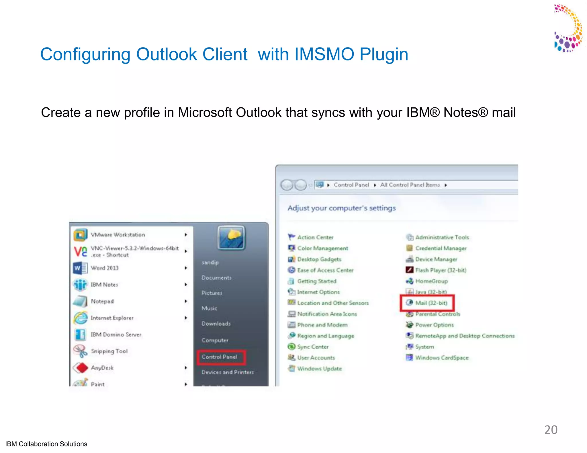 IBM Mail Support for Microsoft Outlook | PDF