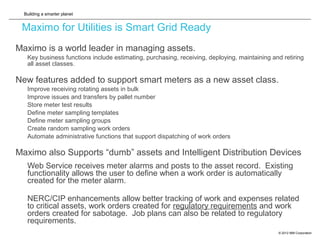 IBM Maximo for utilities T&D | PPT