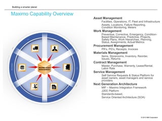 IBM Maximo for utilities T&D | PPT