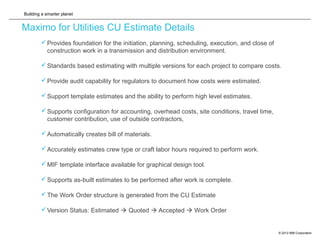 IBM Maximo for utilities T&D | PPT