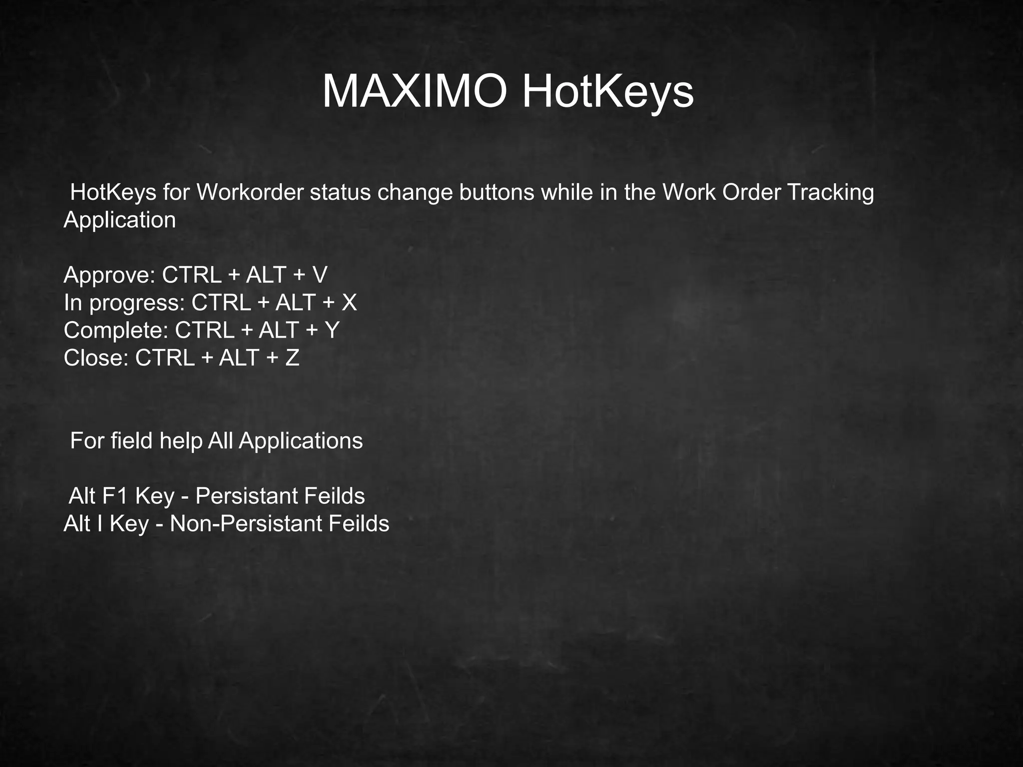 IBM Maximo Tips & Tricks | PPTX