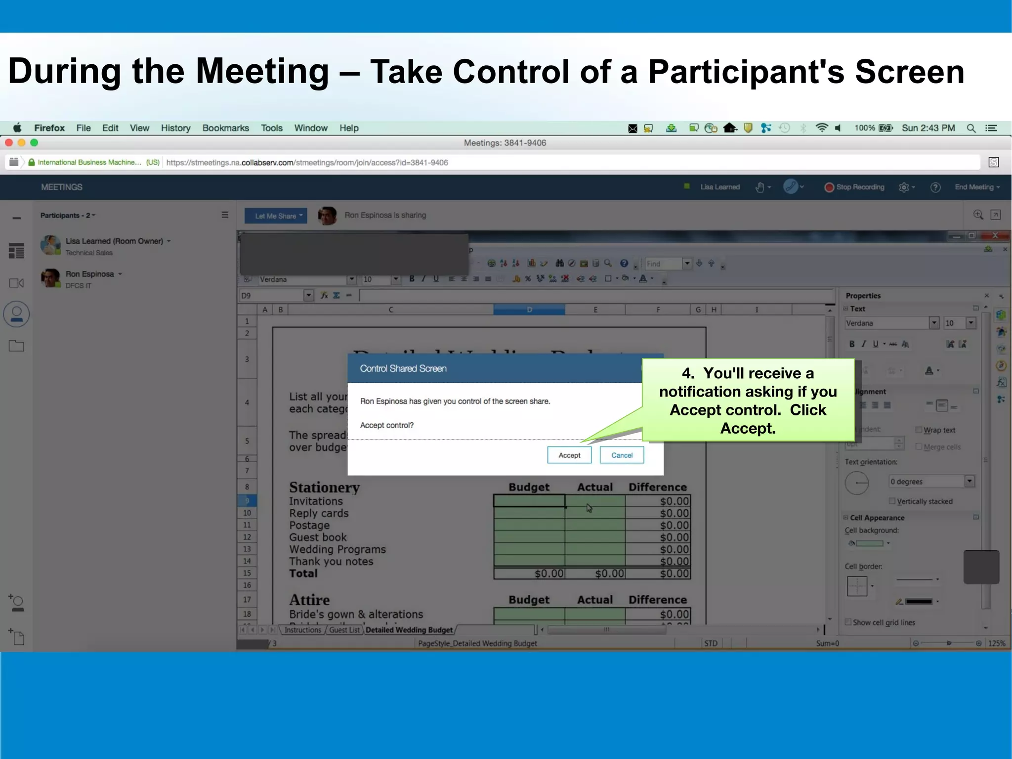 IBM Meetings Training | PPT | Web Conferencing | Computer Software and ...