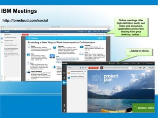 IBM Meetings Training | PPT | Web Conferencing | Computer Software and ...