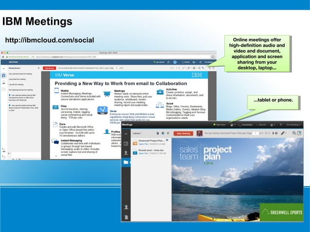 IBM Meetings Training | PPT | Web Conferencing | Computer Software and ...