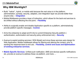 Ibm mobile first briefing | PPT