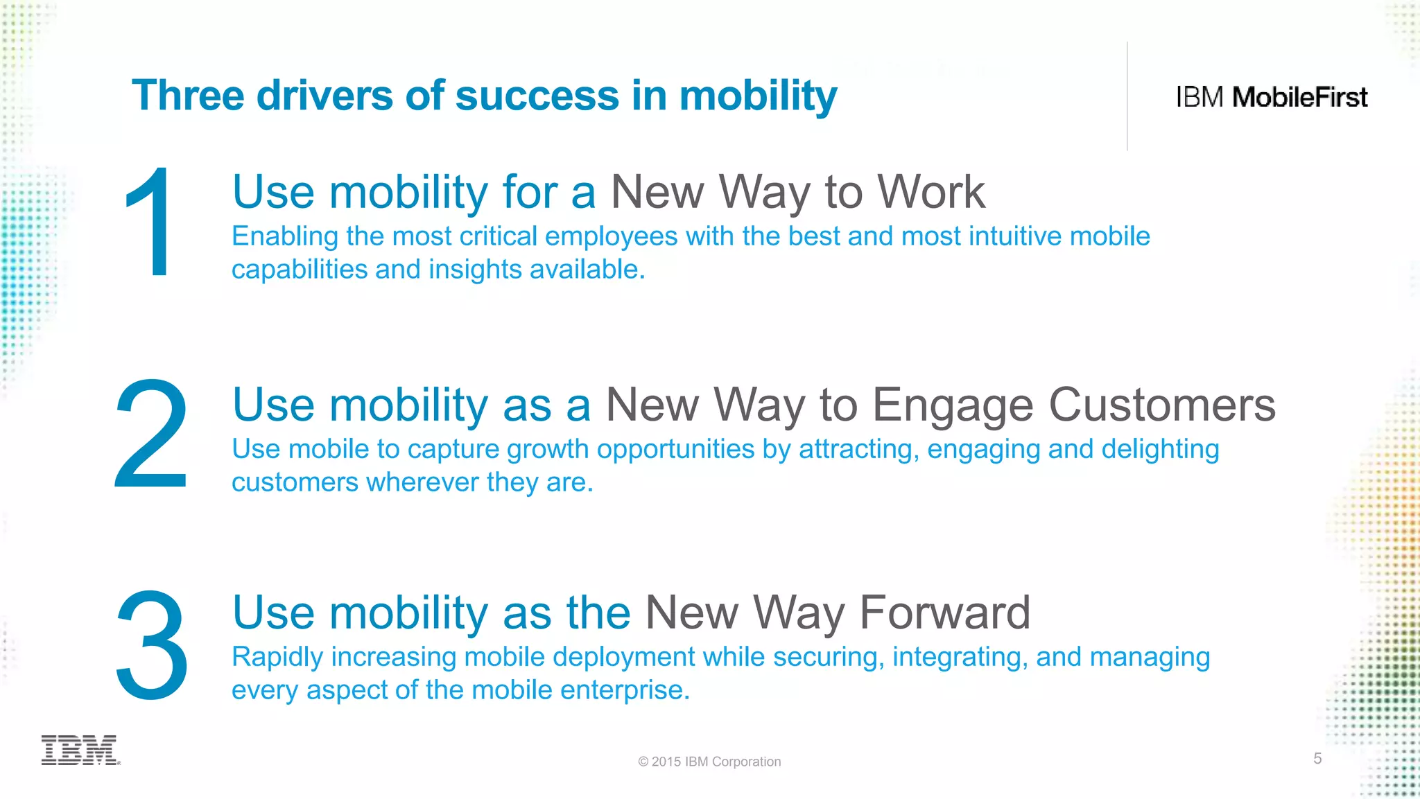 IBM Mobile First Client Presentation | PPTX | Computer Software and Applications | Computing