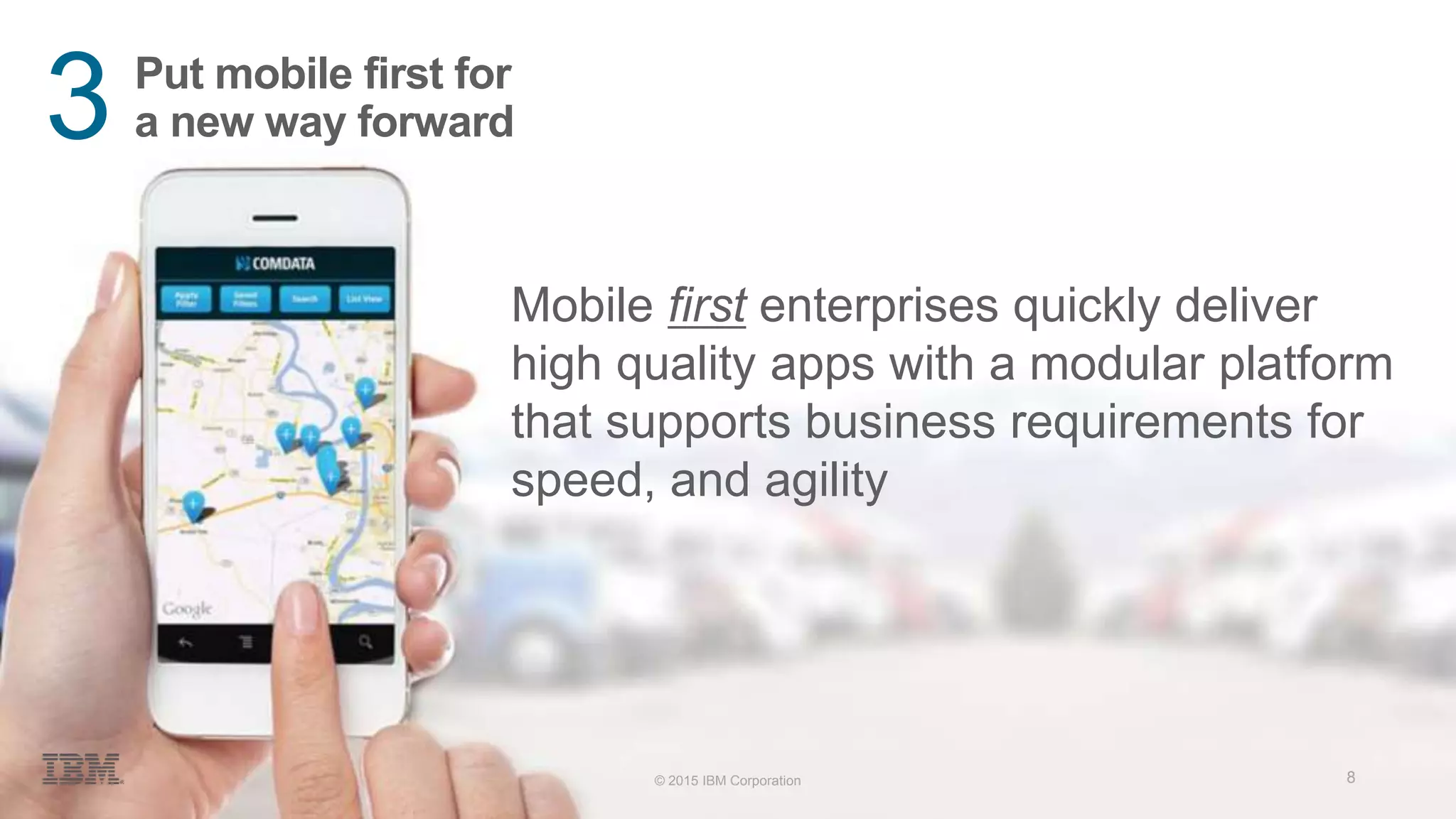 IBM Mobile First Client Presentation | PPTX | Computer Software and Applications | Computing