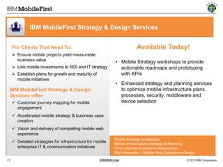 Ibm mobilefirst overview presentation | PPT