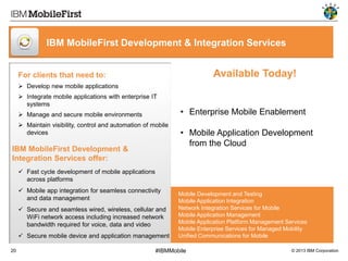 Ibm mobilefirst overview presentation | PPT