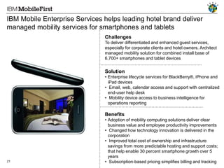 Ibm mobilefirst overview presentation | PPT