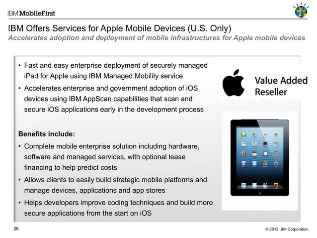 Ibm mobilefirst overview presentation | PPT