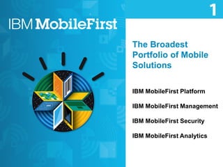 Ibm mobilefirst overview presentation | PPT