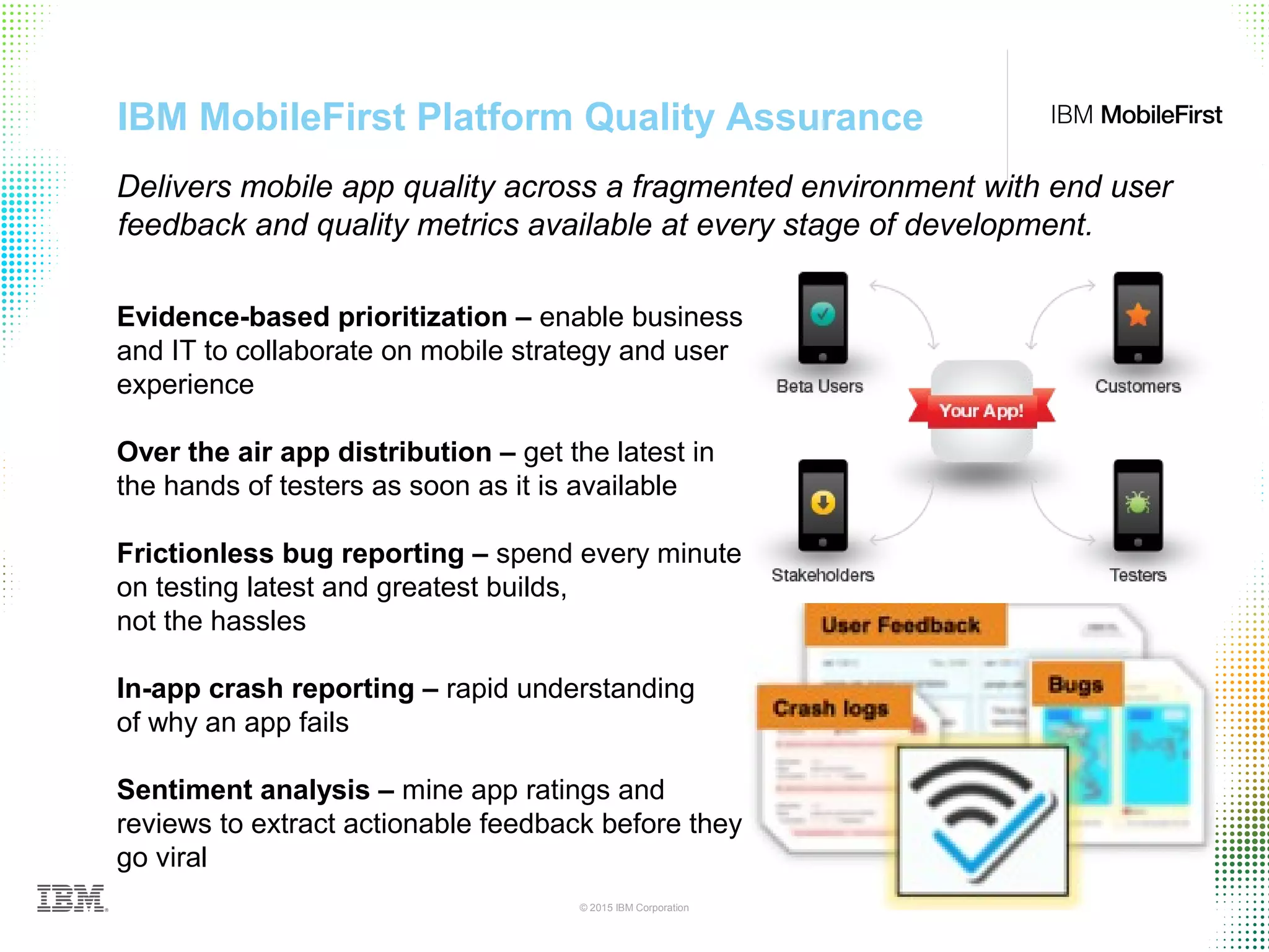 IBM MobileFirst Technical Overview | PPT