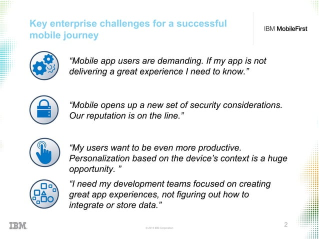 IBM MobileFirst Technical Overview | PPT
