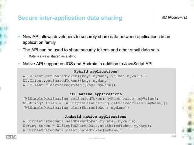 IBM MobileFirst Technical Overview | PPT