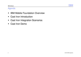 IBM Mobile Foundation POT - Overview of cast iron hypervisor edition presentation | PPT