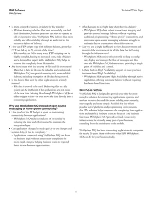 Ibm mq whitepaper | PDF