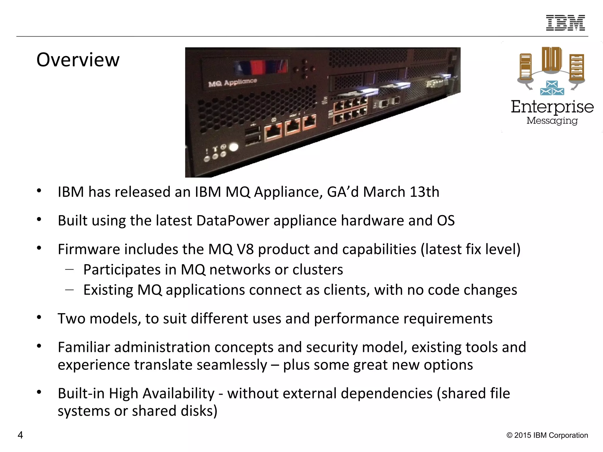 Ibm Mq Appliance Slideshare Ppt Computing Technology And Computing