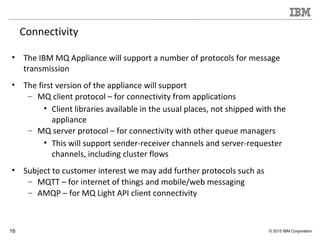 Ibm mq appliance slideshare | PPT | Computing | Technology & Computing