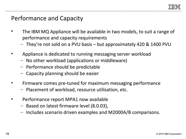 Ibm mq appliance slideshare | PPT | Computing | Technology & Computing