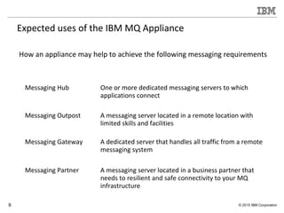 Ibm mq appliance slideshare | PPT | Computing | Technology & Computing