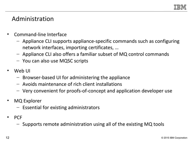 Ibm mq appliance slideshare | PPT | Computing | Technology & Computing