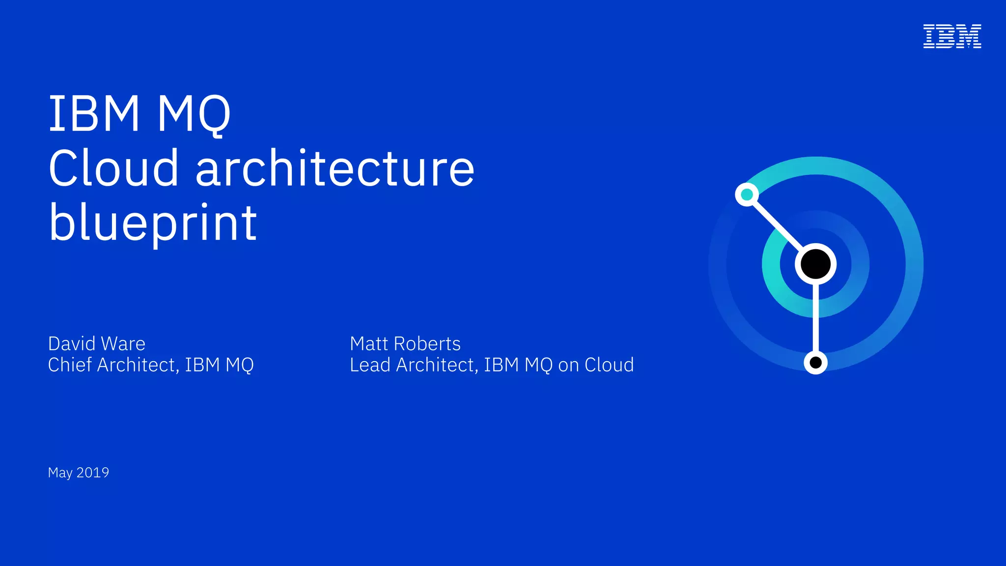 IBM MQ cloud architecture blueprint | PPT