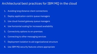 IBM MQ cloud architecture blueprint | PPT