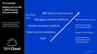 IBM MQ cloud architecture blueprint | PPT