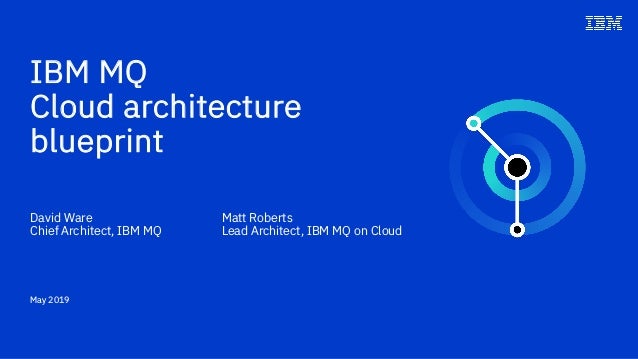 IBM MQ cloud architecture blueprint