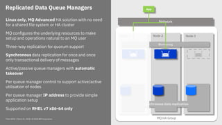 IBM Think 2018: IBM MQ High Availability | PDF