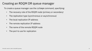 IBM Think 2018: IBM MQ High Availability | PDF