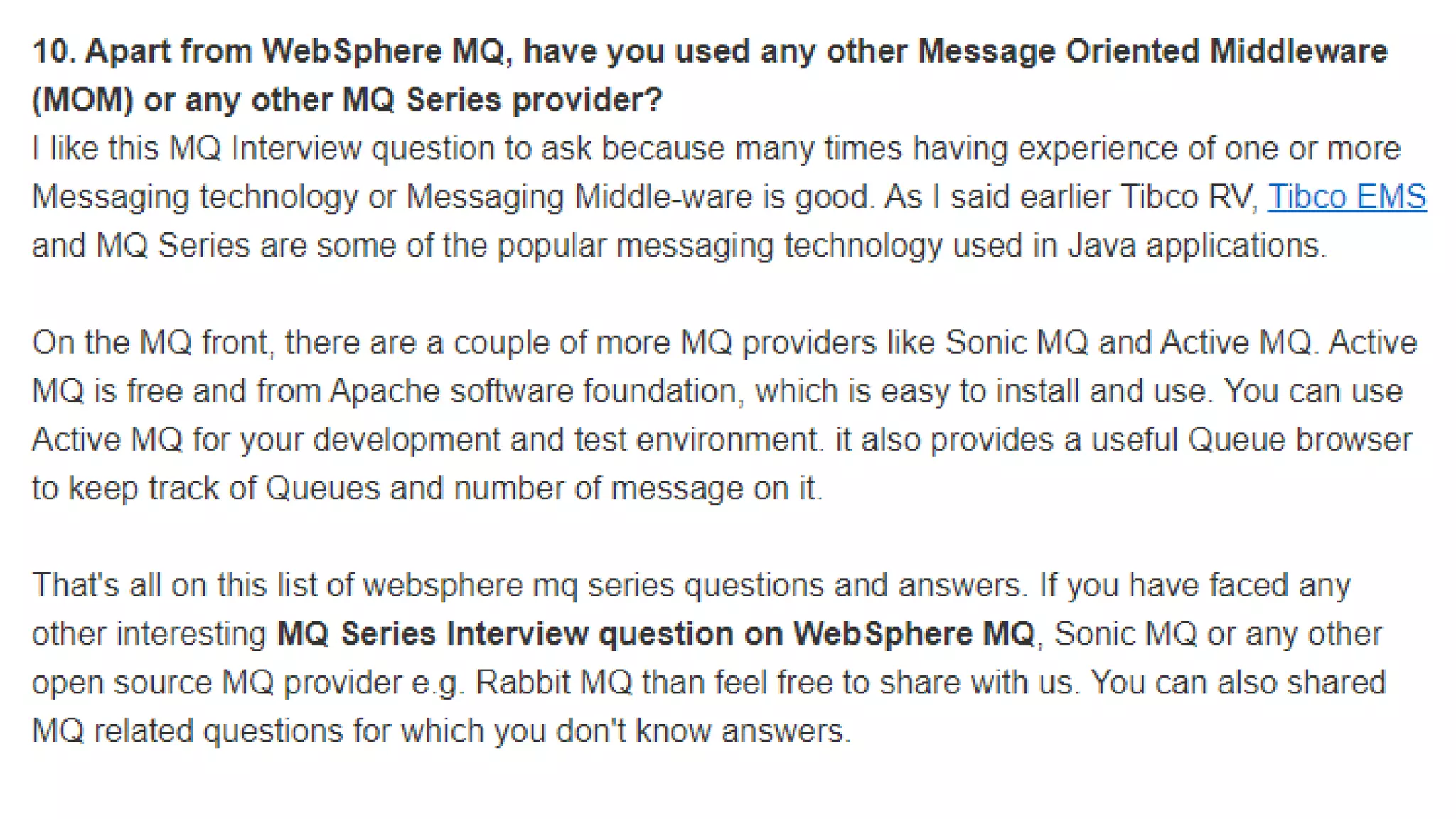 IBM MQ interview Questions and Answers | PPTX